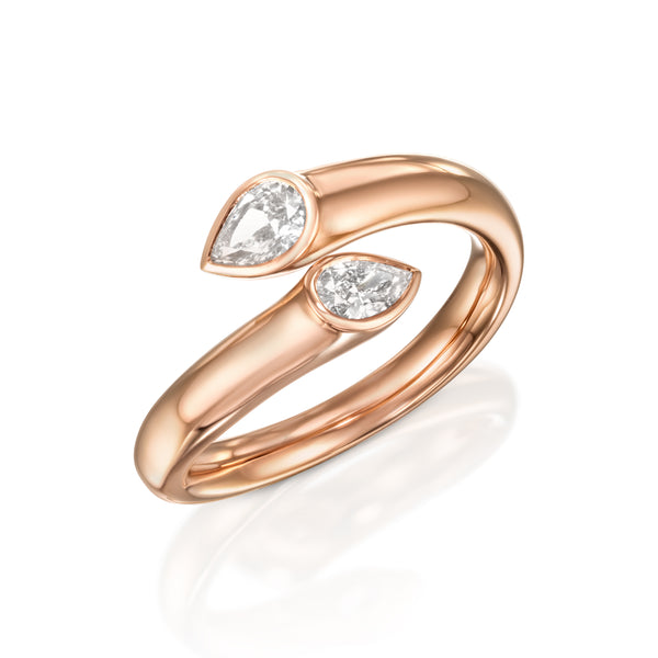 Karya J | Rings | DIAMOND SWIRL RING